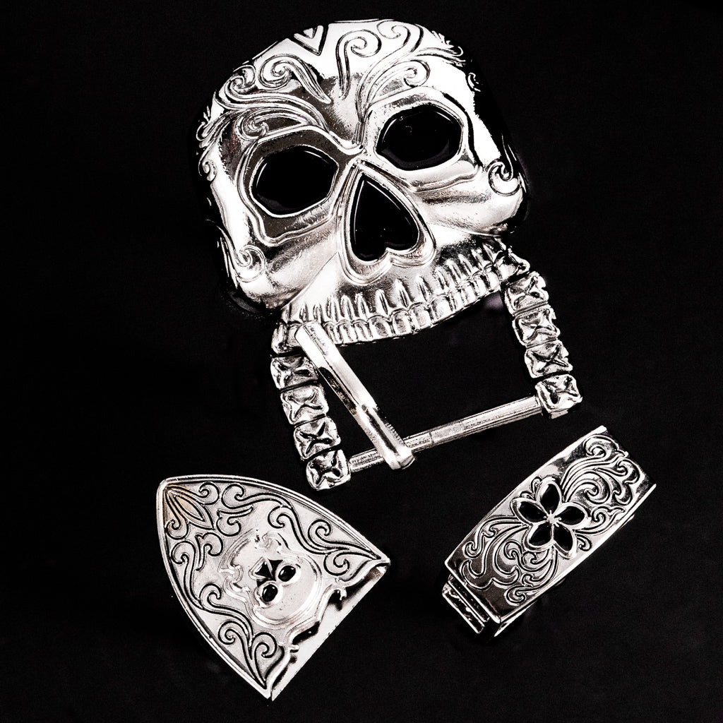 Buckle Set - Skull Face – BootSkootz.com