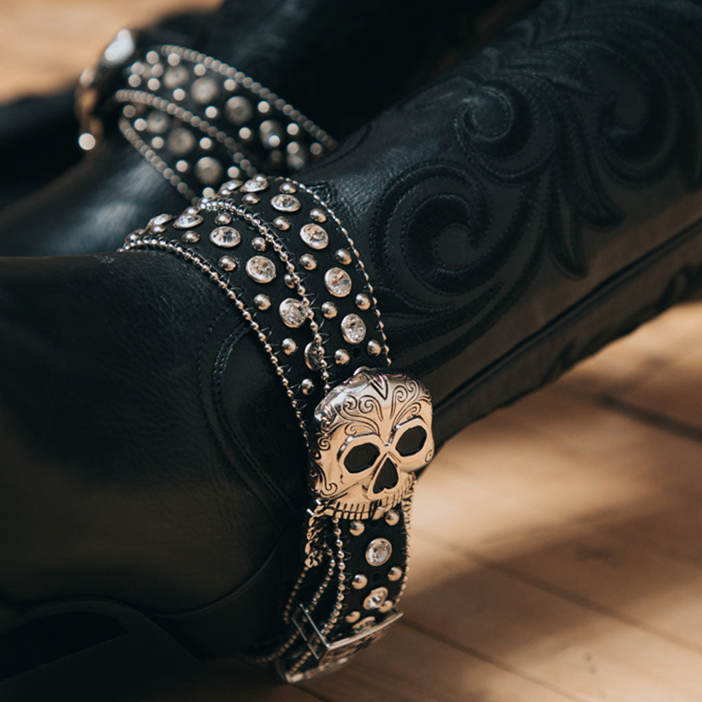 Buckle Set - Skull Face – BootSkootz.com